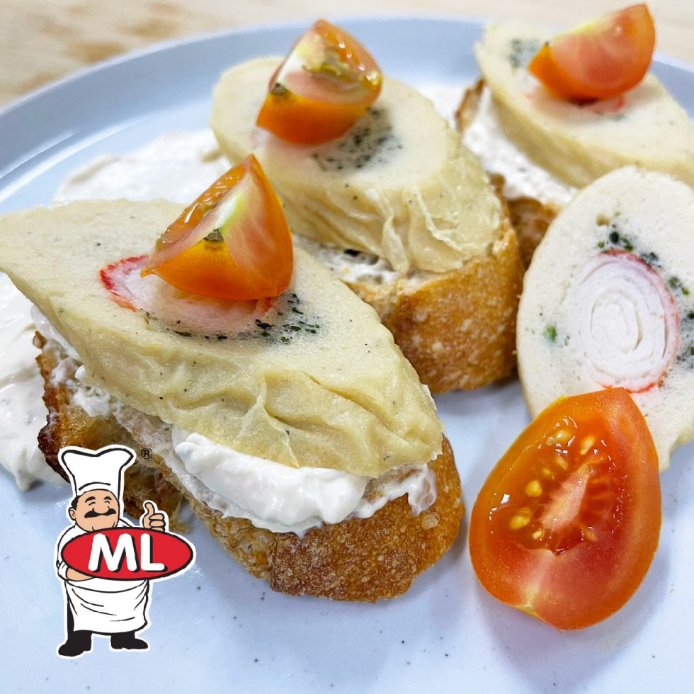 Mini Crostini with ML – Four Colour Roll | ML FOOD